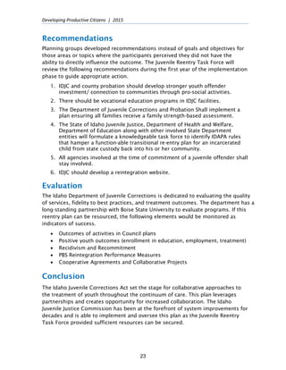IDJC 2nd Chance Final Report_2-10-15 | PDF