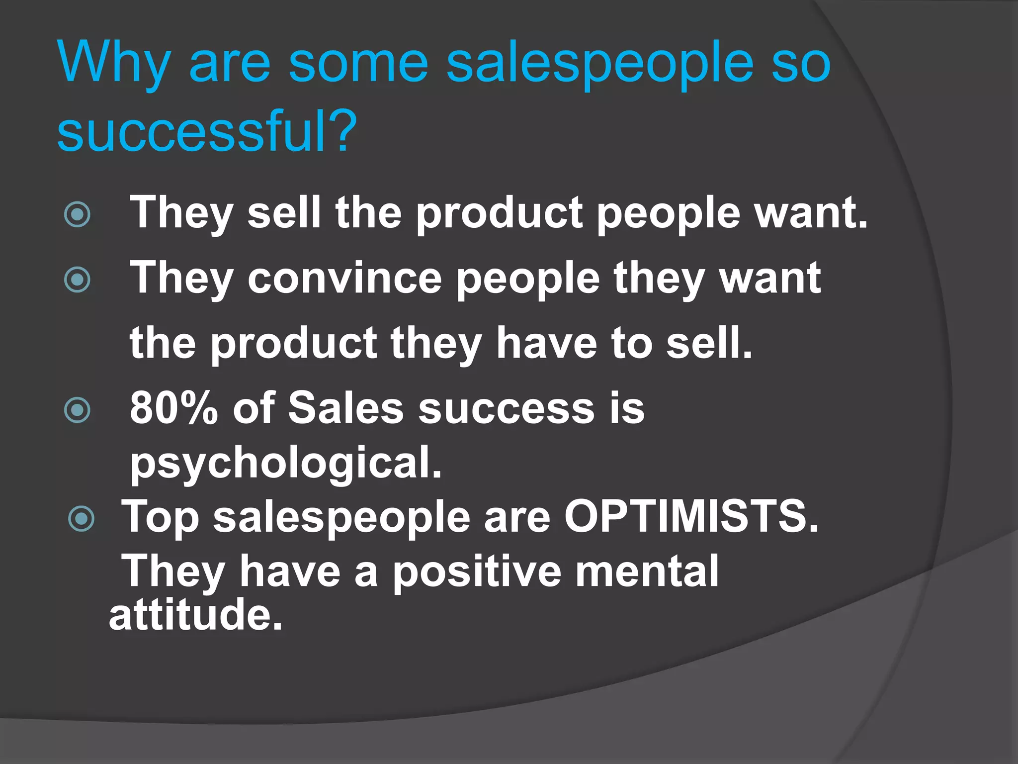 THE ART OF SALESMANSHIP | PPTX