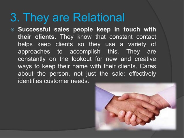 THE ART OF SALESMANSHIP | PPTX