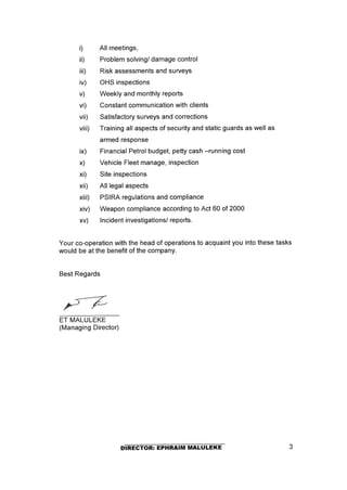 CV OF PJ COMBRINCK | PDF