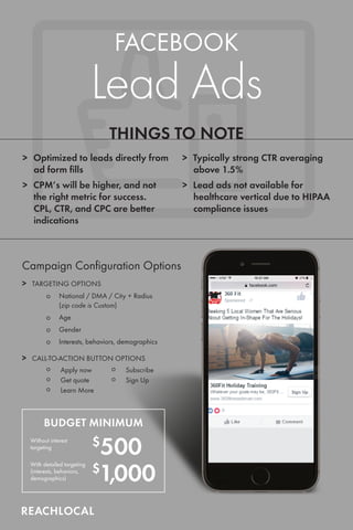 1 facebook training product 1 sheets | PDF | Marketing and Advertising ...