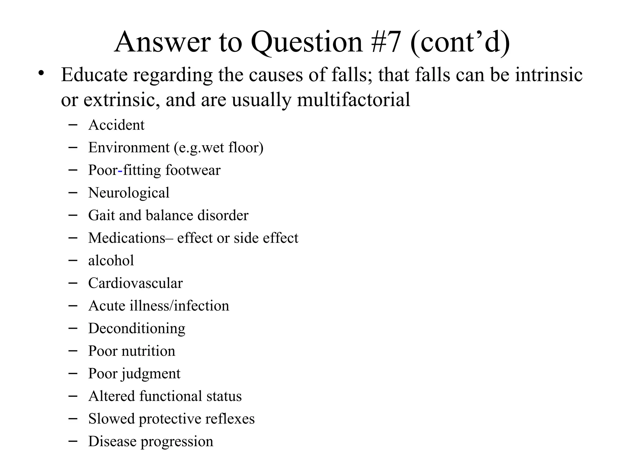 Fall Risk Case Study # 1 | PPT