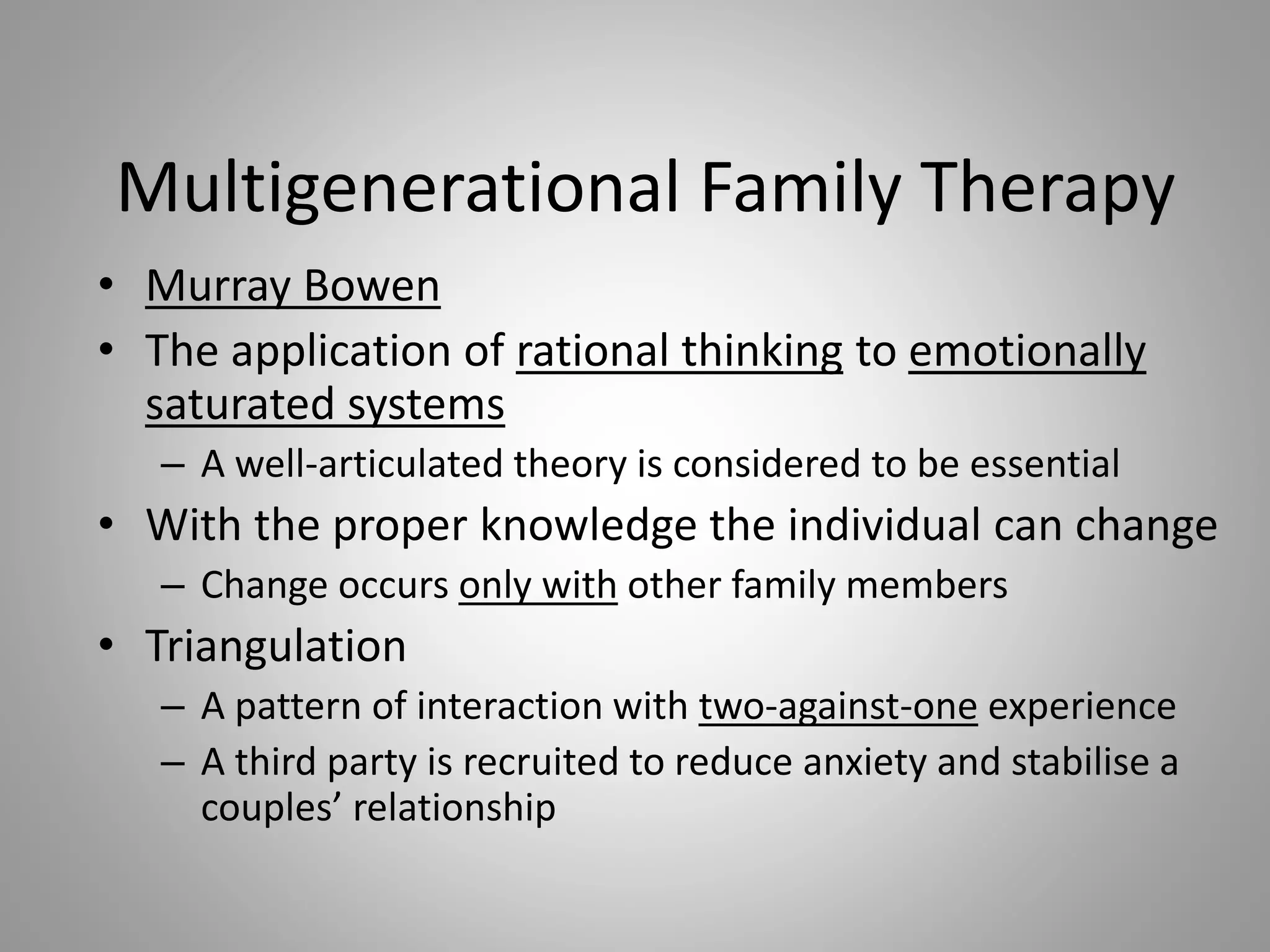 1 family system therapy powerpoint presentation christine moran | PPTX