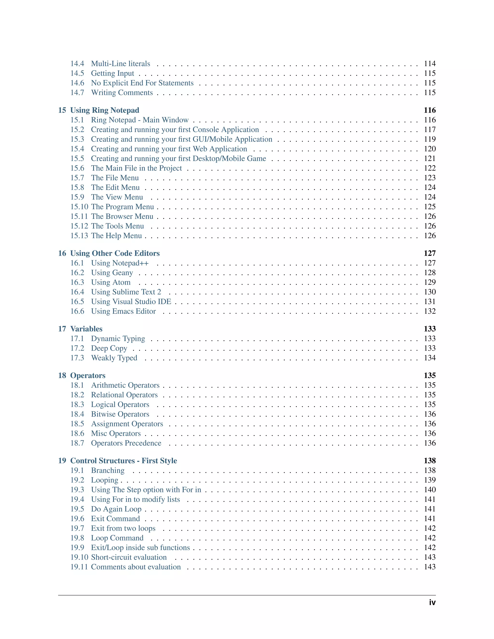 The Ring programming language version 1.5 book - Part 1 of 31 | PDF