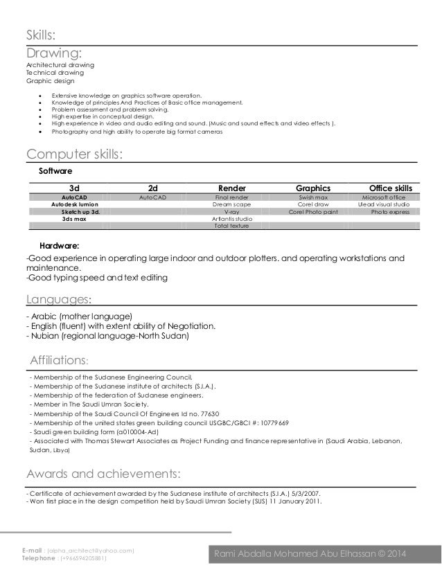 Curriculum Vitae short