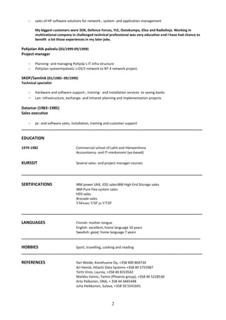 PäiviOjala CV_11_2016 english | PDF