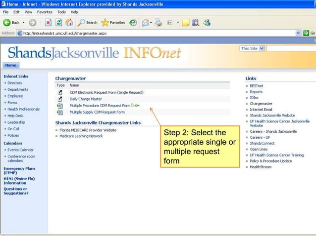 CDM Electronic Request Form Tutorial | PPTX
