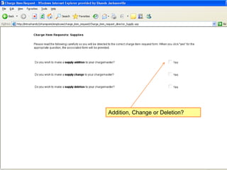 CDM Electronic Request Form Tutorial | PPTX