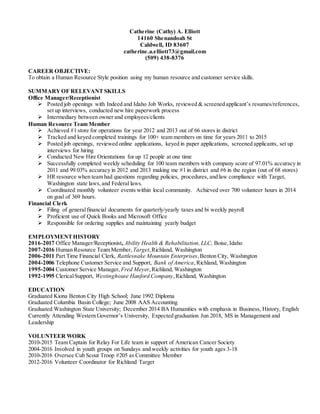 Cathy Elliott Resume Jan 2017 | DOCX