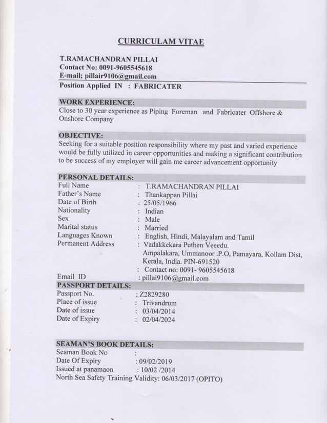 Resume & certificate | PDF