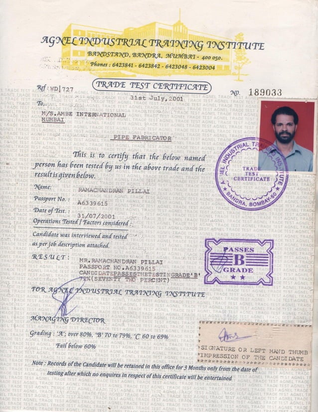 Resume & certificate | PDF