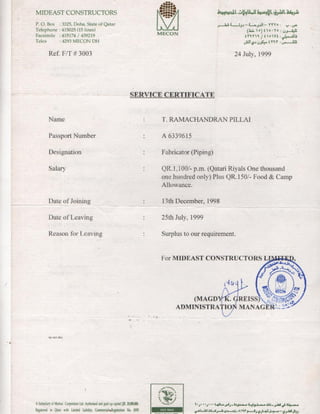 Resume & certificate | PDF