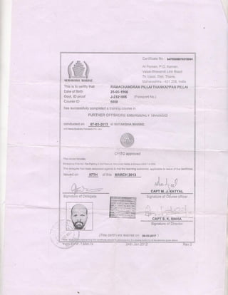 Resume & certificate | PDF