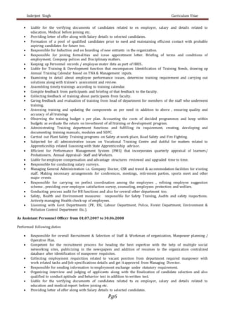 Resume | DOCX | Human Resources | Business