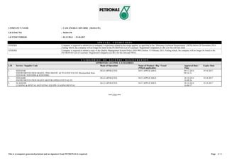 Petronas License-031214-191017 | PPT