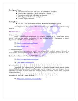 AIT-Portfolio | PDF | Computer Software and Applications | Computing