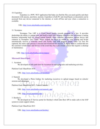 AIT-Portfolio | PDF | Computer Software and Applications | Computing