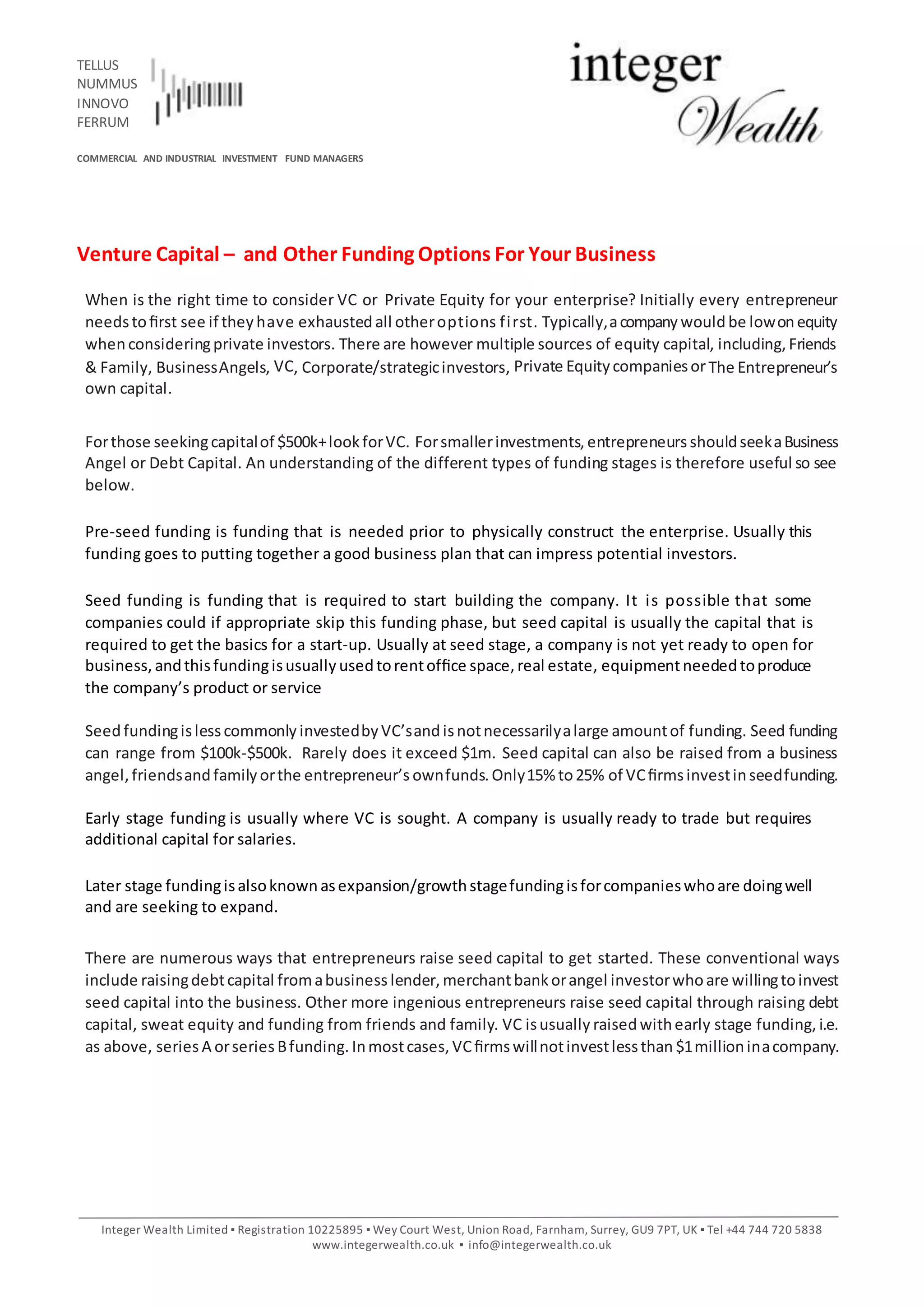 LinkedIn Raising VC | PDF