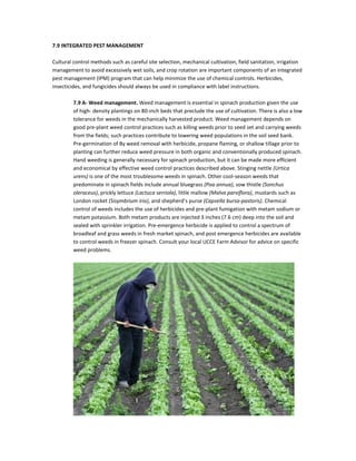 Spinach Trial 81315 USA | PDF