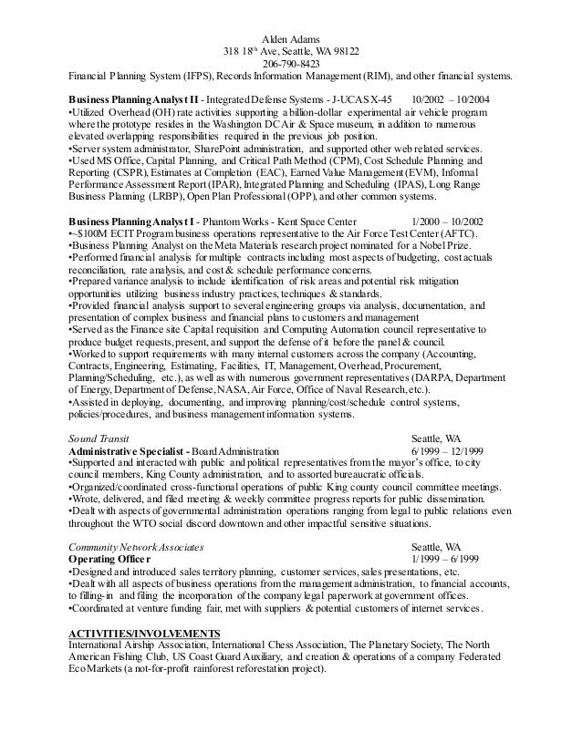Adams - Resume
