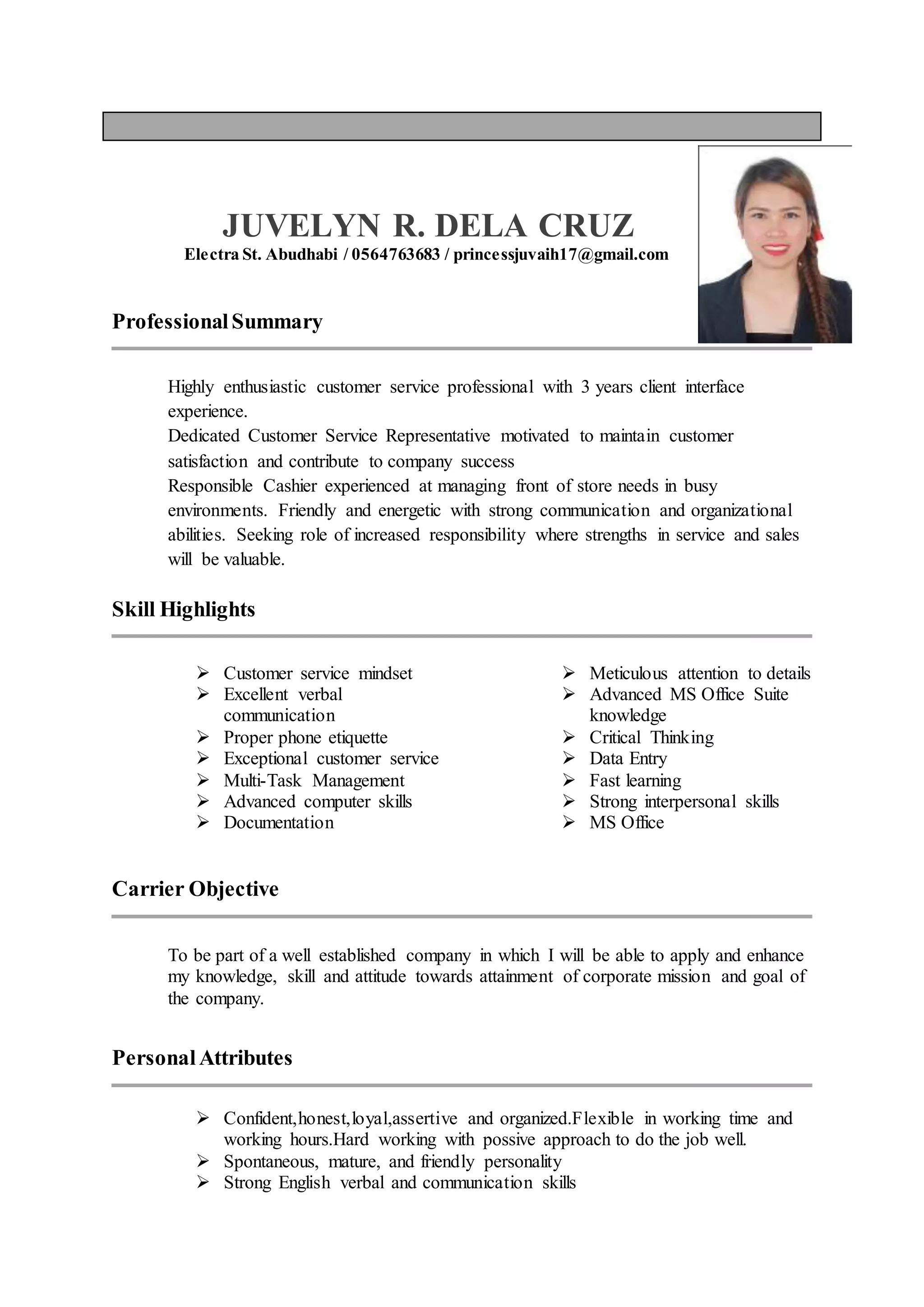 JUVY CV | DOCX