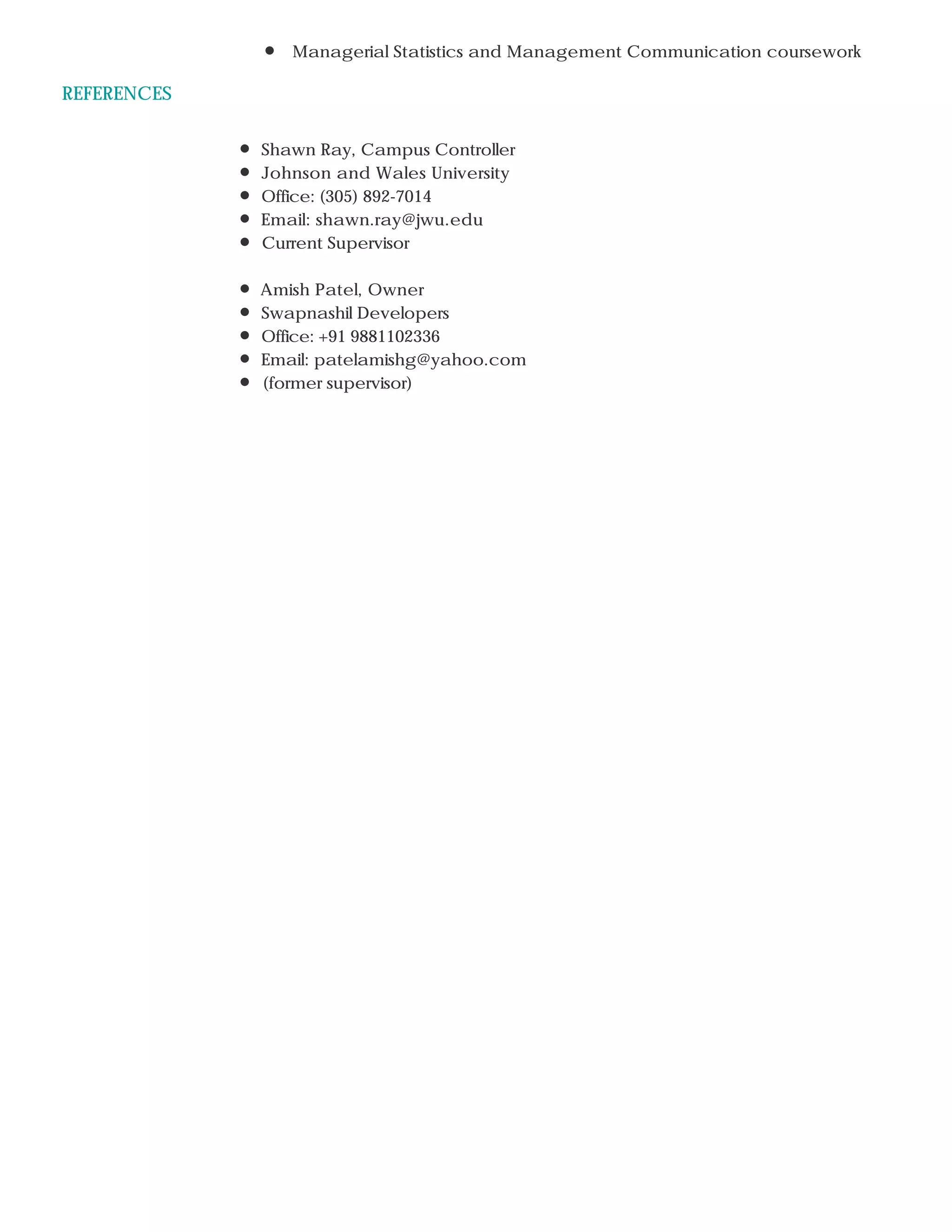 Rohan Patel Resume 1 | PDF