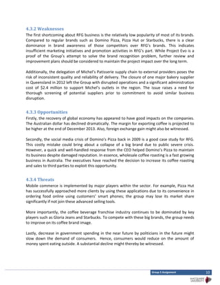 Retail Food Group - Analysis Report - Group 5 | PDF
