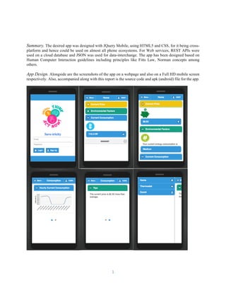 App Design Report | PDF