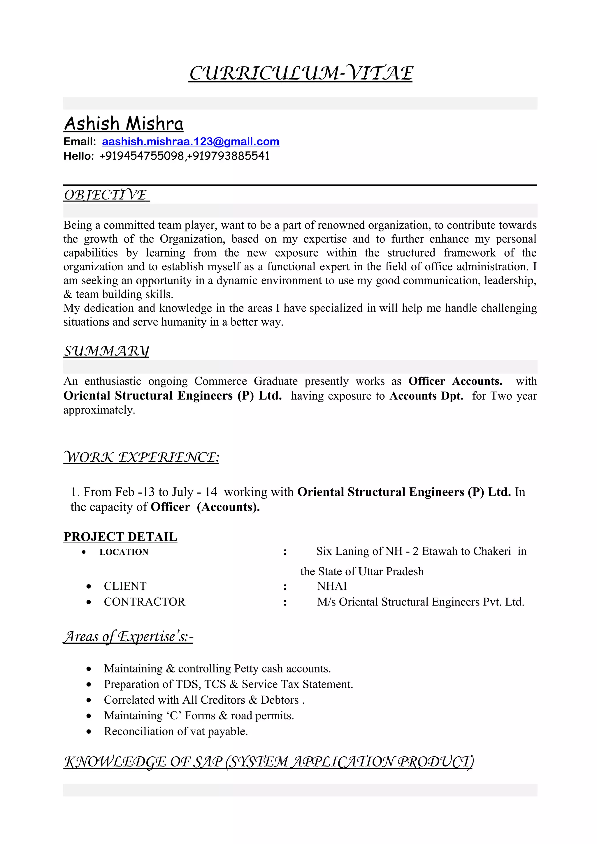 Ashish Mishra | DOC | Business | Business and Finance