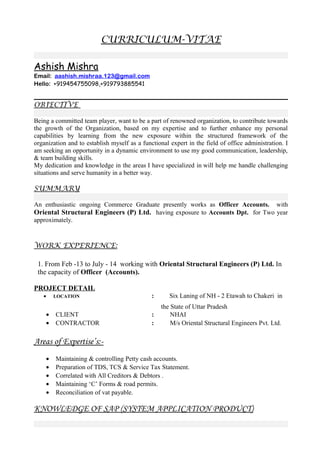 Ashish Mishra | DOC | Business | Business and Finance