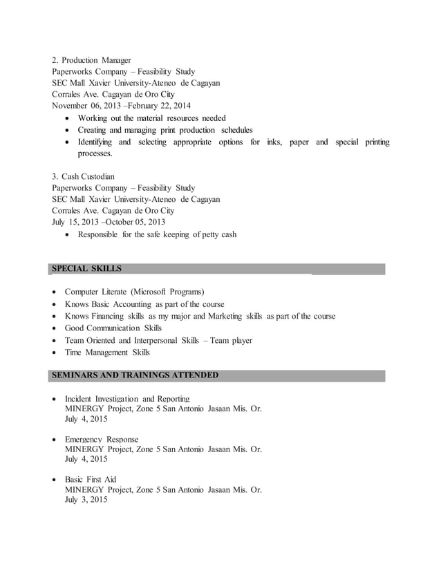 RESUME kyung | PDF