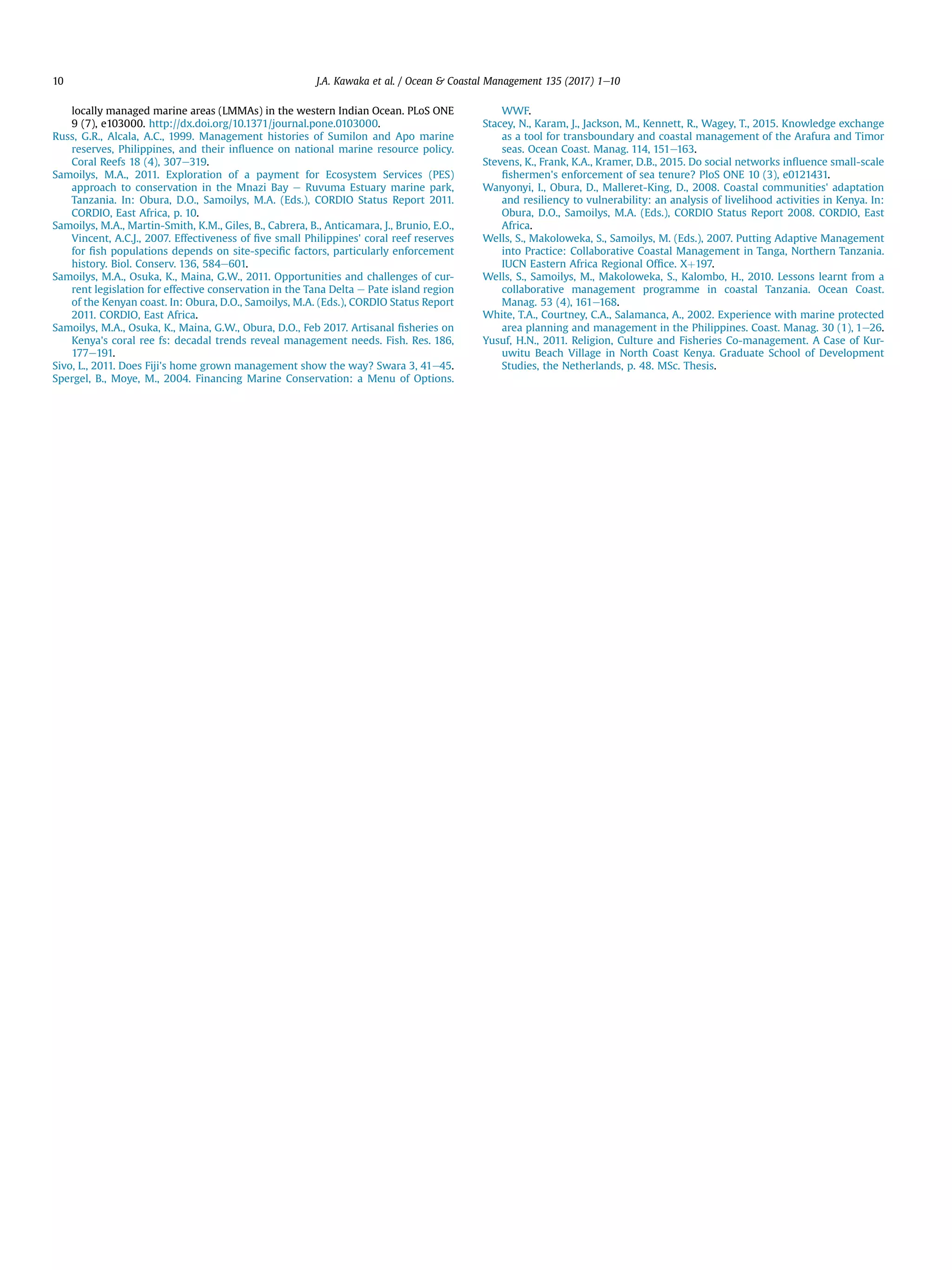 Locally Managed Marine Areas | PDF