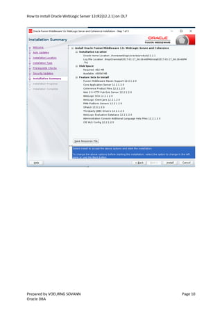 Oracle WebLogic Server_OL7_Sovann | PDF