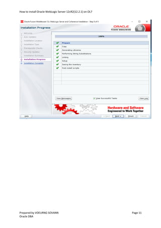 Oracle WebLogic Server_OL7_Sovann | PDF