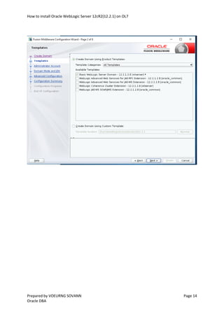 Oracle WebLogic Server_OL7_Sovann | PDF
