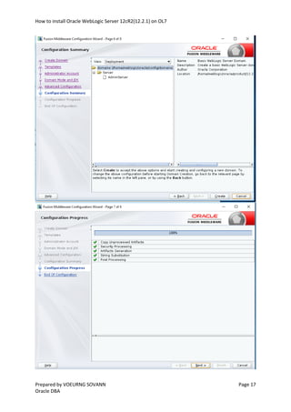 Oracle WebLogic Server_OL7_Sovann | PDF
