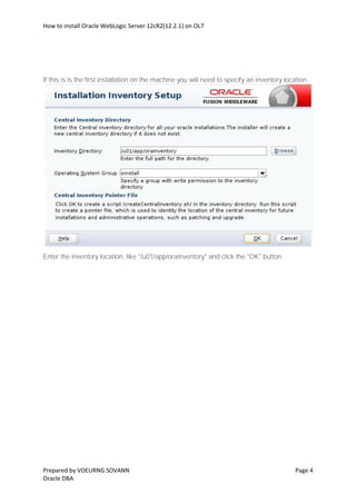 Oracle WebLogic Server_OL7_Sovann | PDF