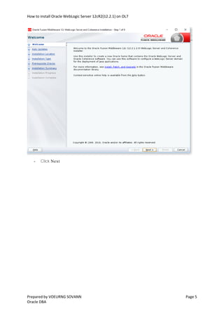 Oracle WebLogic Server_OL7_Sovann | PDF