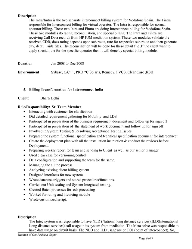 Resume 12yrs Exp | DOC | Computer Software and Applications | Computing