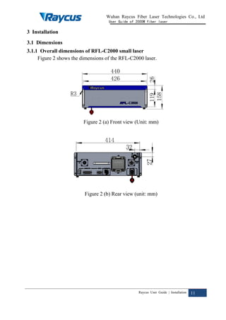 Small Fiber Laser User Guide 2000W | PDF