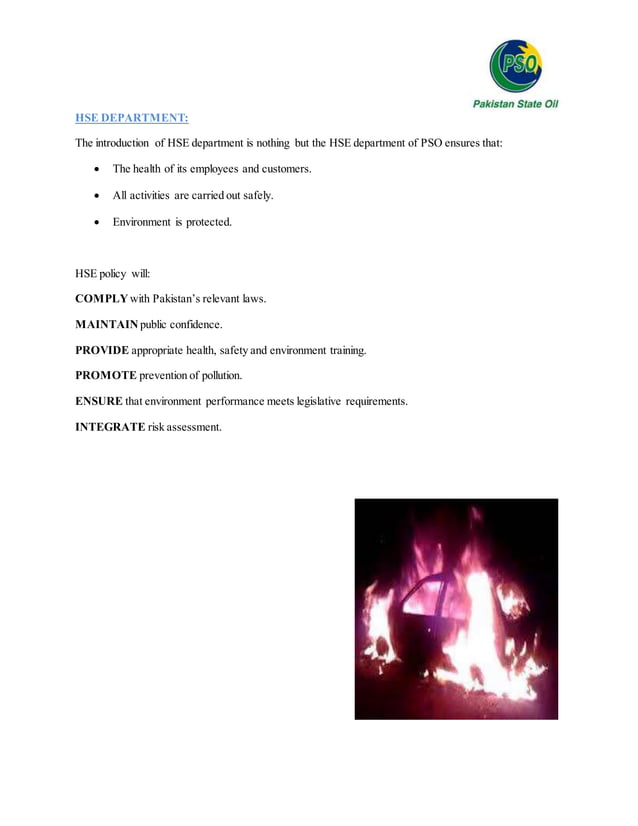 PSO internship report | DOCX | Chemistry | Science