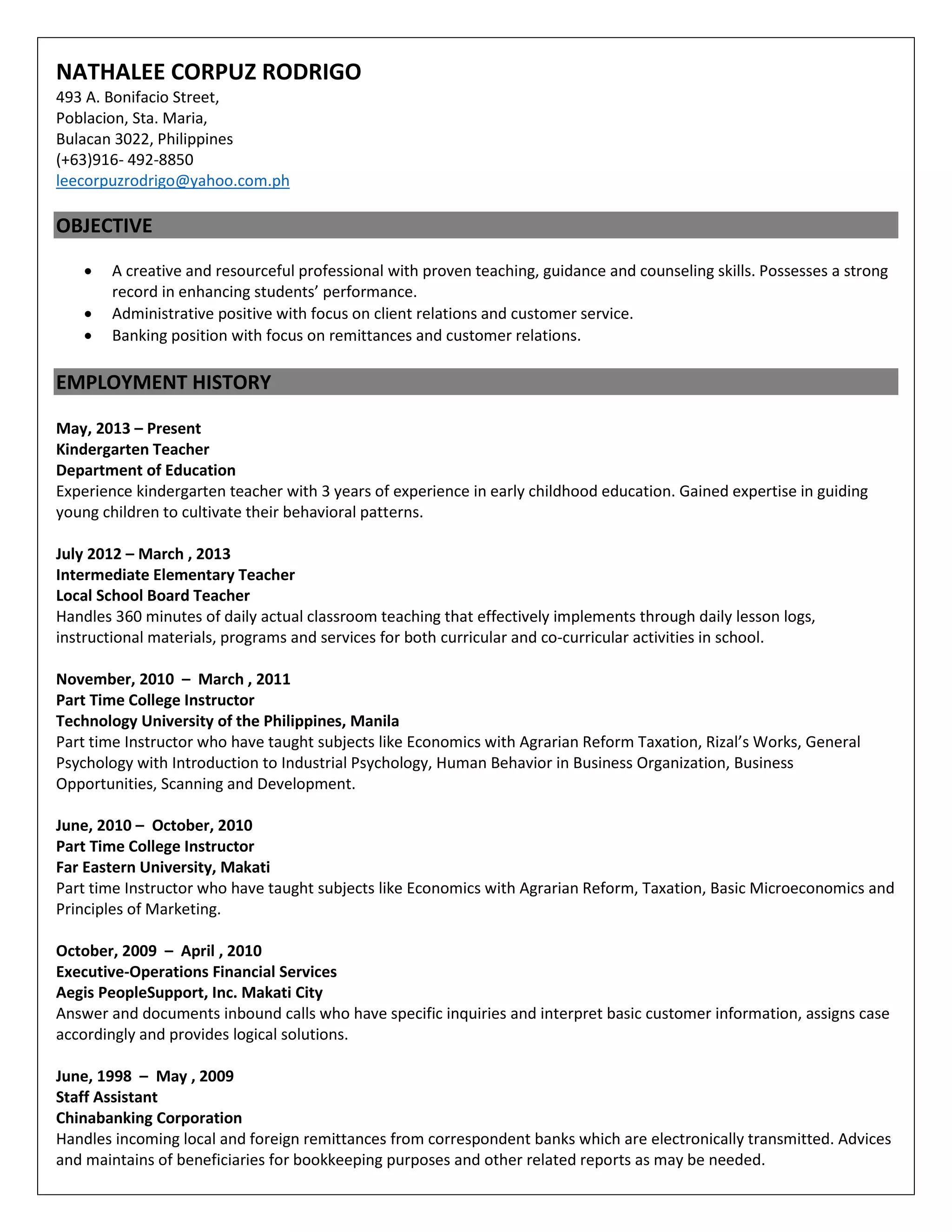 NATHALEE CORPUZ RODRIGOUPDATED | PDF