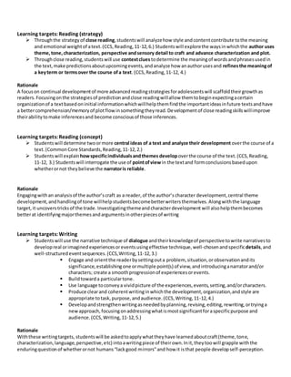 Unit Plan - Paper Towns - for printing for app | PDF