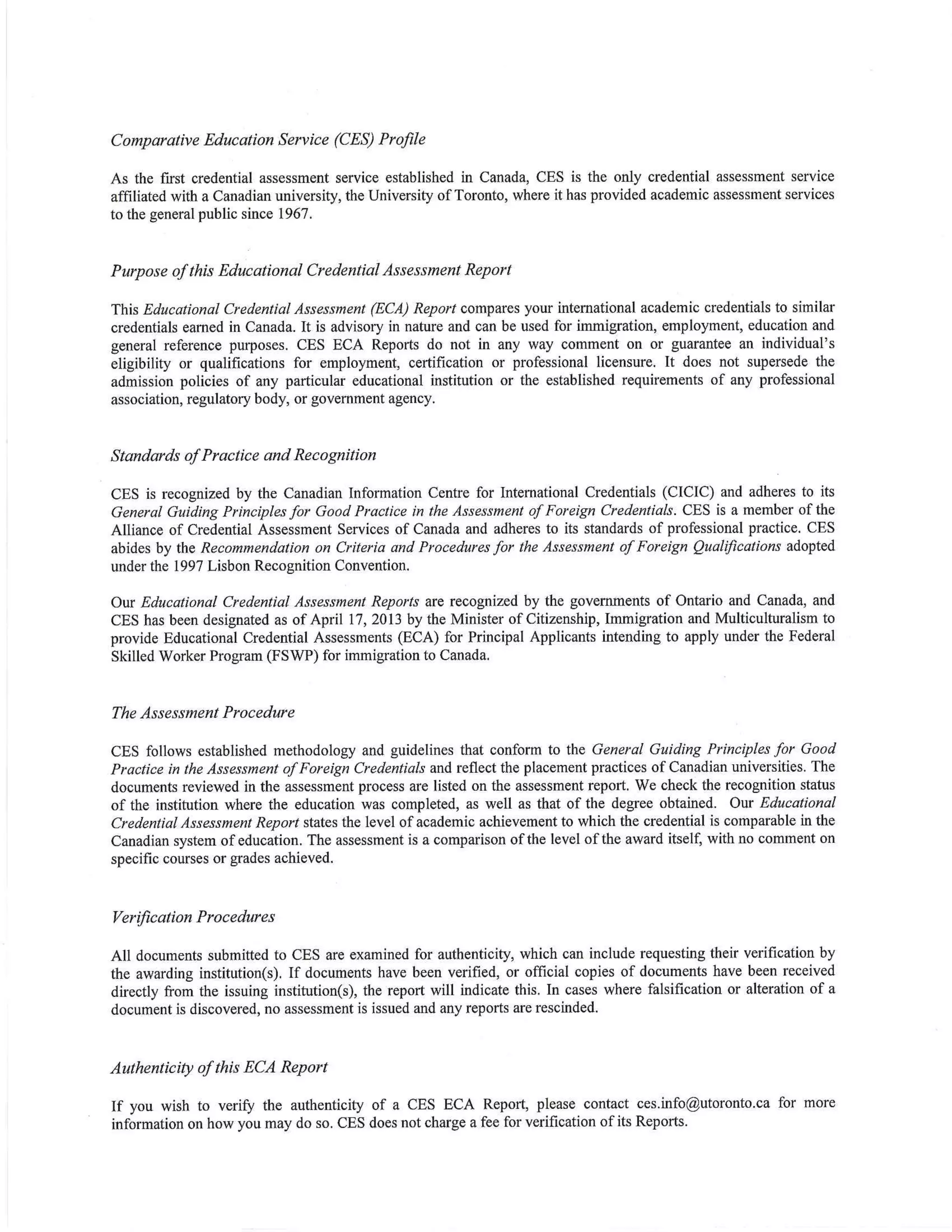 Mezough_Mohammed_CES ECA Report | PDF