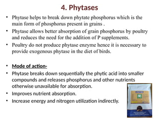 Role of Feed Enzymes to achieve improved Nutrition and Health | PPTX