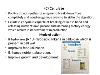 Role of Feed Enzymes to achieve improved Nutrition and Health | PPTX