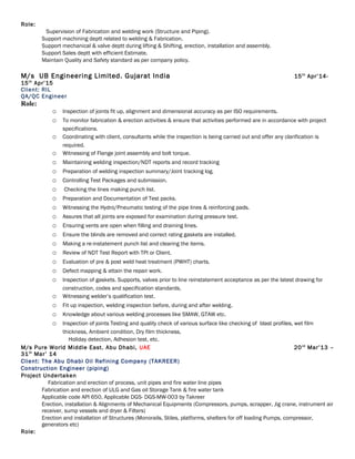 cv_piping engineer updated | DOC