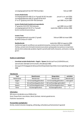 CV Katrien Raskin 11 aug 2015 | DOCX