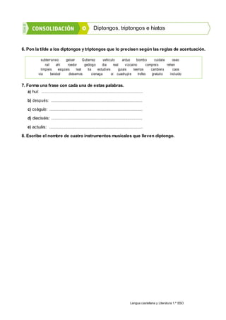 1 ficha refuerzo 1º eso | DOCX