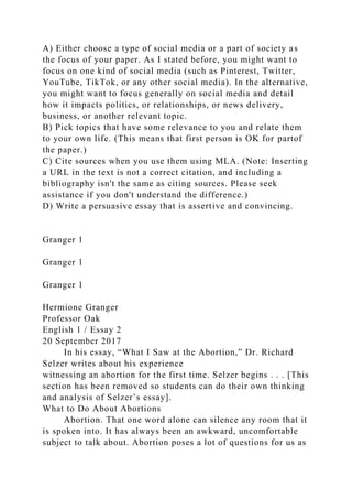 1 Figure 1 Picture of Richard Selzer Richard Selz.docx